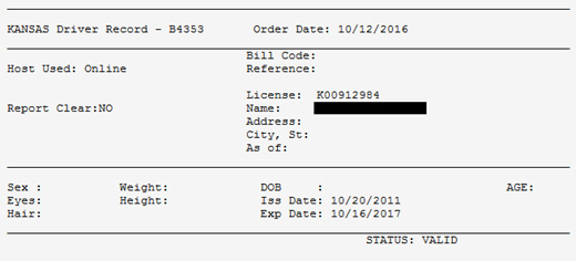 How to Read a Driving Record - Validity Screening Solutions